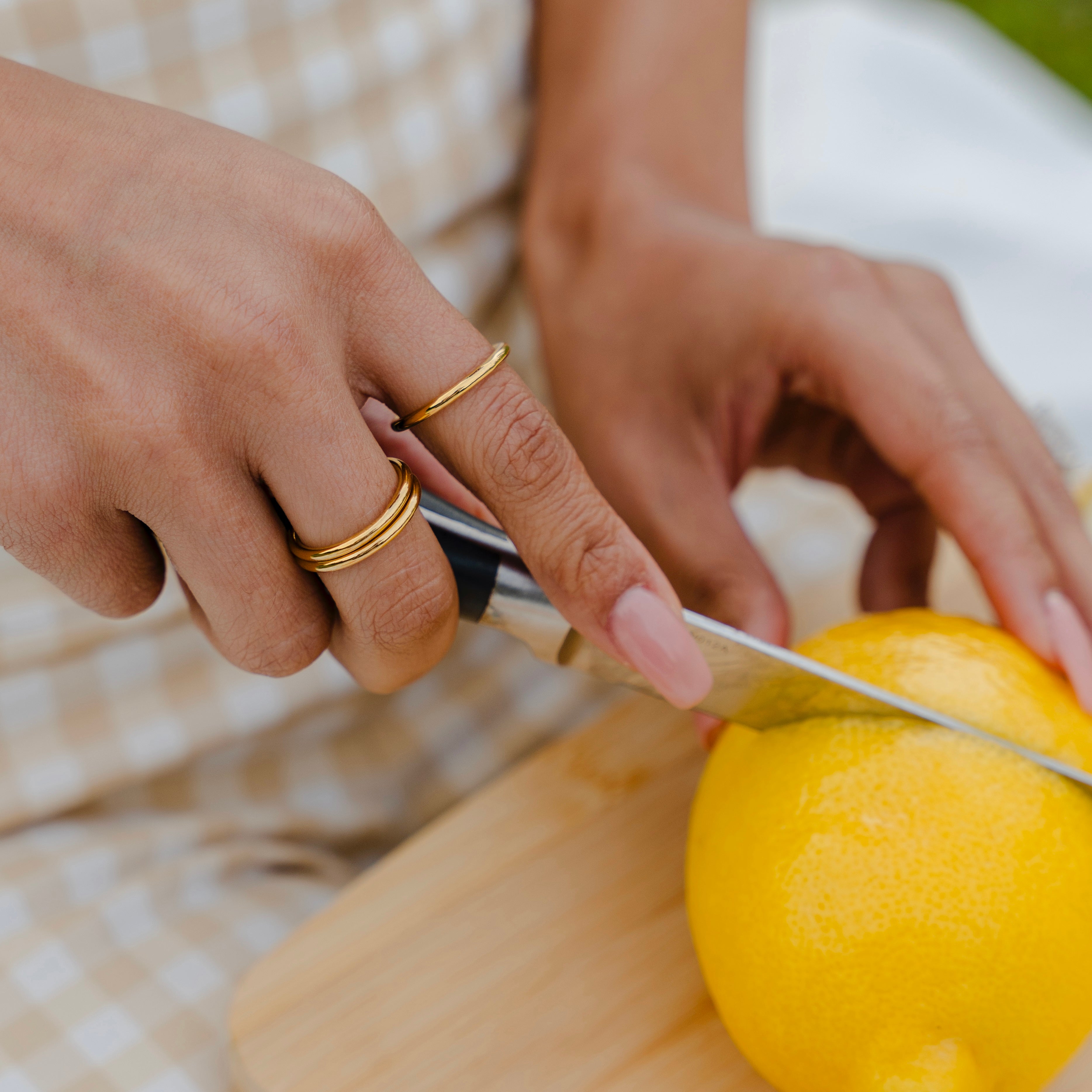 Plain Stacking Ring – Namaste Jewelry Canada